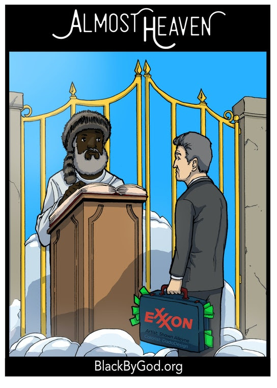 CARTOON: A funny thing happened to Joe Manchin on his way to Heaven